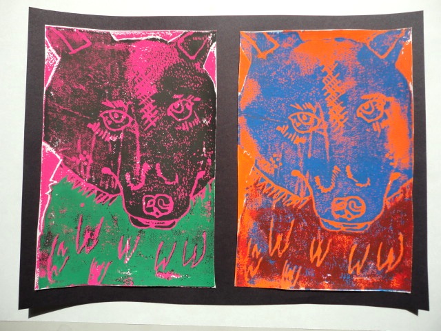 Thomas Elementary Art: 4th Grade Animal Printmaking (The best ...