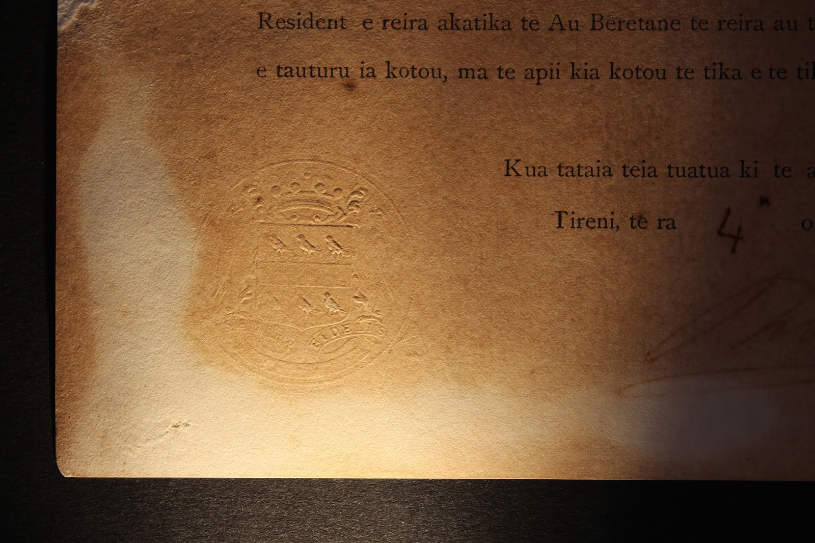 Conservation of the Cook Islands Proclamation (E Tuatua Akakite) of 1891