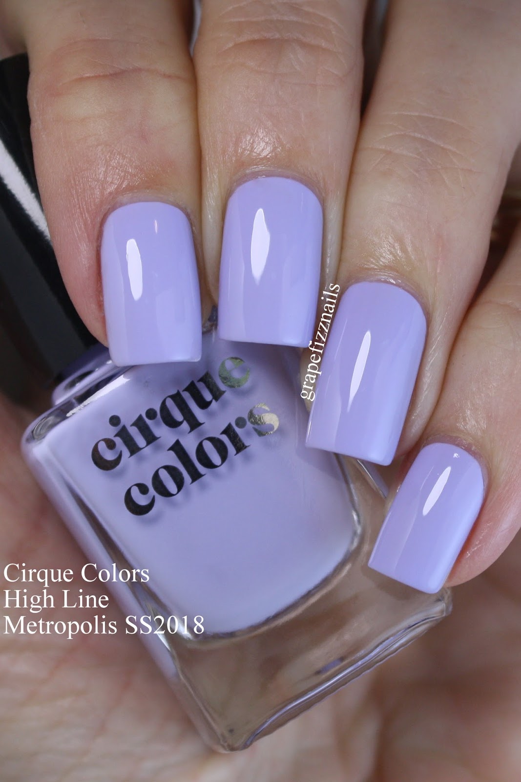 Grape Fizz Nails: New Cirque Colors Metropolis SS2018 Collection