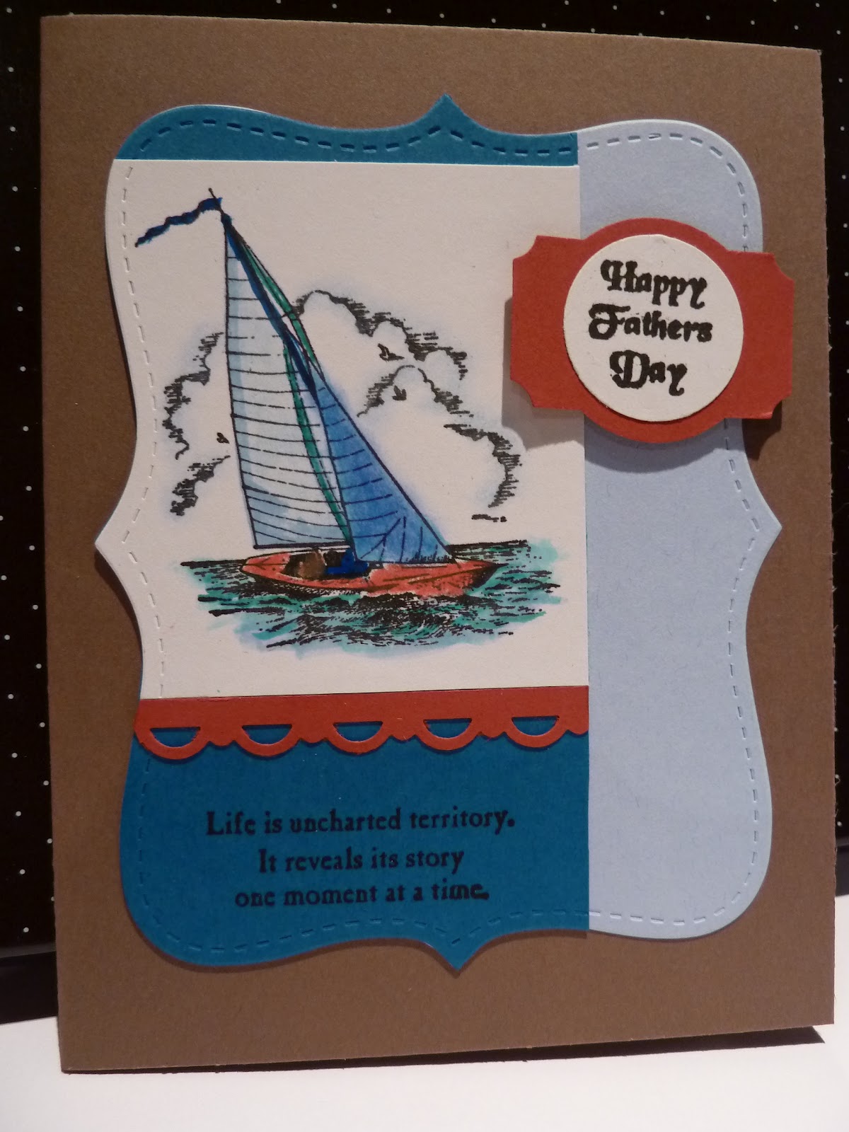 Budget Crafter: Father's Day Card, Sailboat Stamp