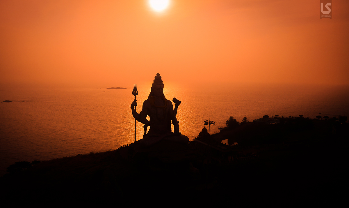 My Photographic Views: Sunset at Murudeshwar!