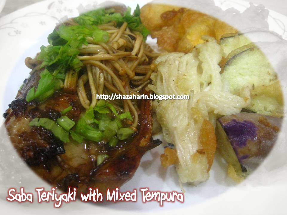 my baby steps in cooking: :: Grilled Salmon & Saba ala Teriyaki with ...