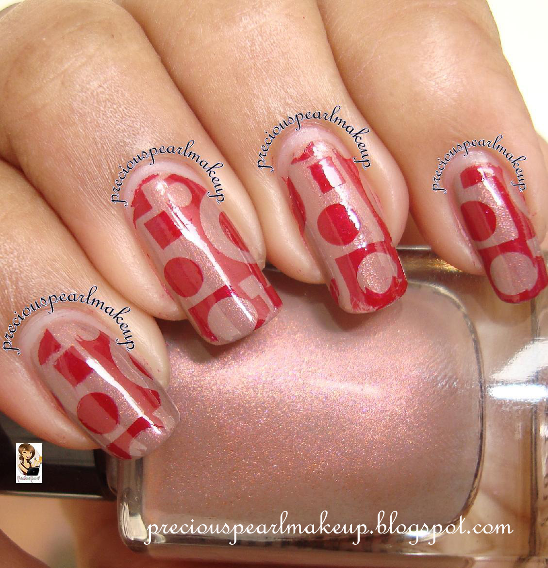 preciouspearlmakeup: Faces Canada Nail Enamel Shimmer Puce