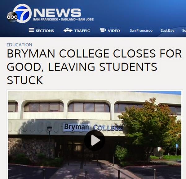 College History Garden: Bryman College Closing