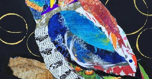 My Owl Barn: Hand-Torn Pieces of Paper Used to Make Amazing Artwork