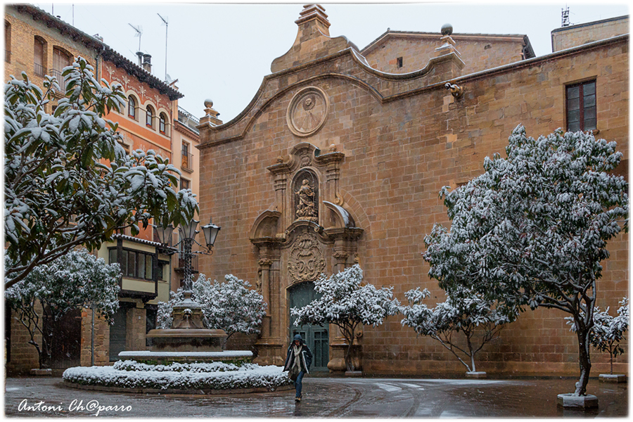 Solsones en Imagenes: Solsona durante la nevada de este febrero de 2015 -2.