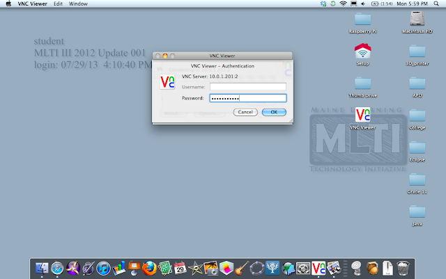 RoboGoby – ROV/AUV Submersible: Raspberry Pi: VNC Viewer