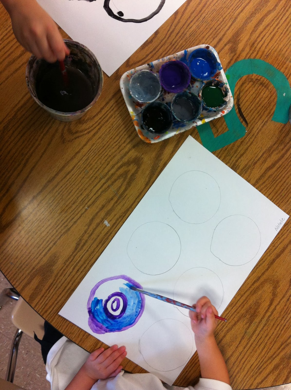 ChumleyScobey Art Room: Kindergarten One Day Painting