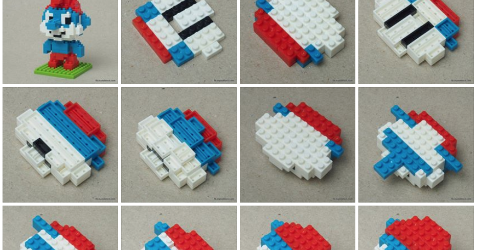 Christopher Tan: nanoblock Papa Smurf Build Instructions