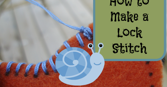 Sewing with Kids: How to Sew a Lock Stitch, Technique #1
