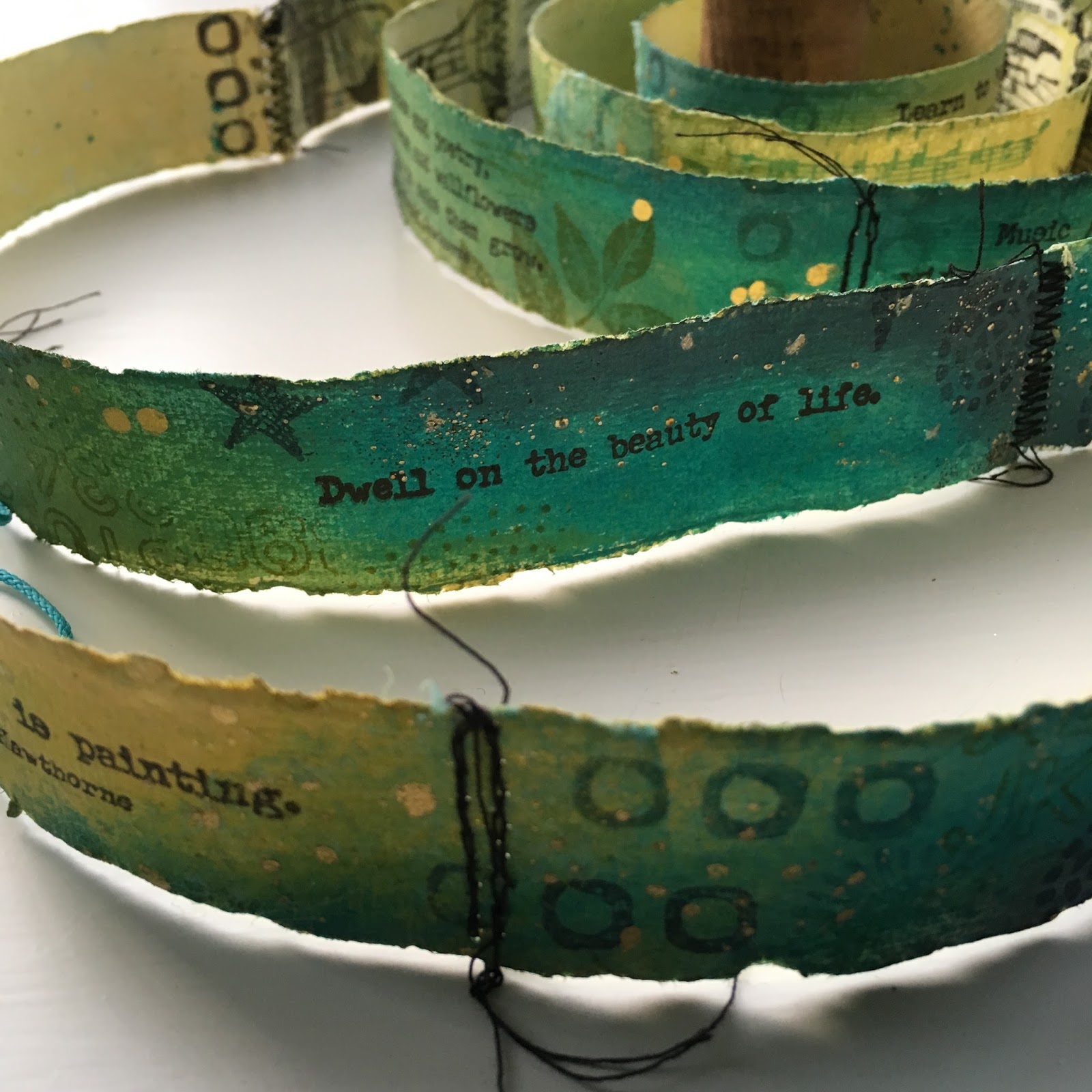 a love to create: Bobbin Book at PaperArtsy