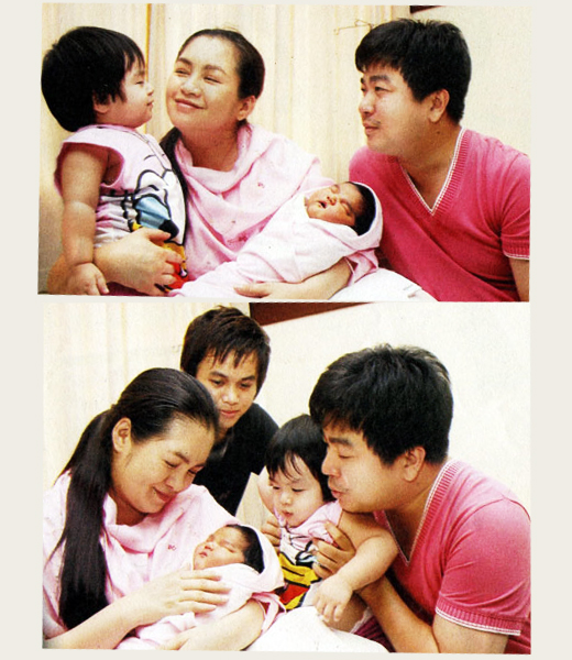 Myanmar Former Famous Actress, Nandar Hlaing's Family | Myanmar ...