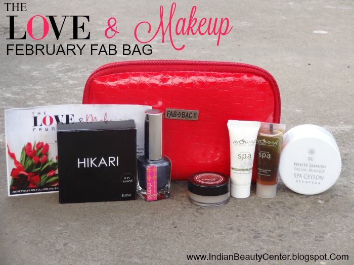 Fab Bag February 2016 Review, Love & Makeup