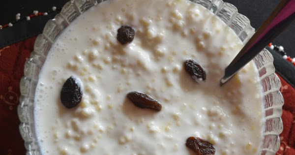 Veggie Platter: Caakiri ~ African Pudding