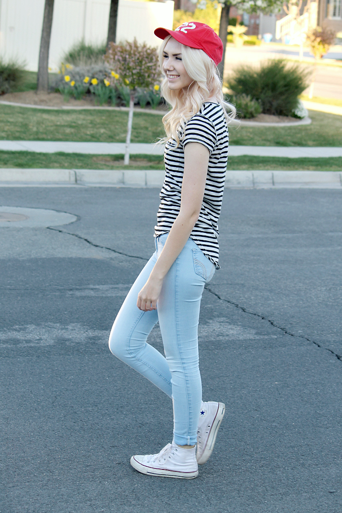 Kenzie Kaye: Red, White, & Black Stripes