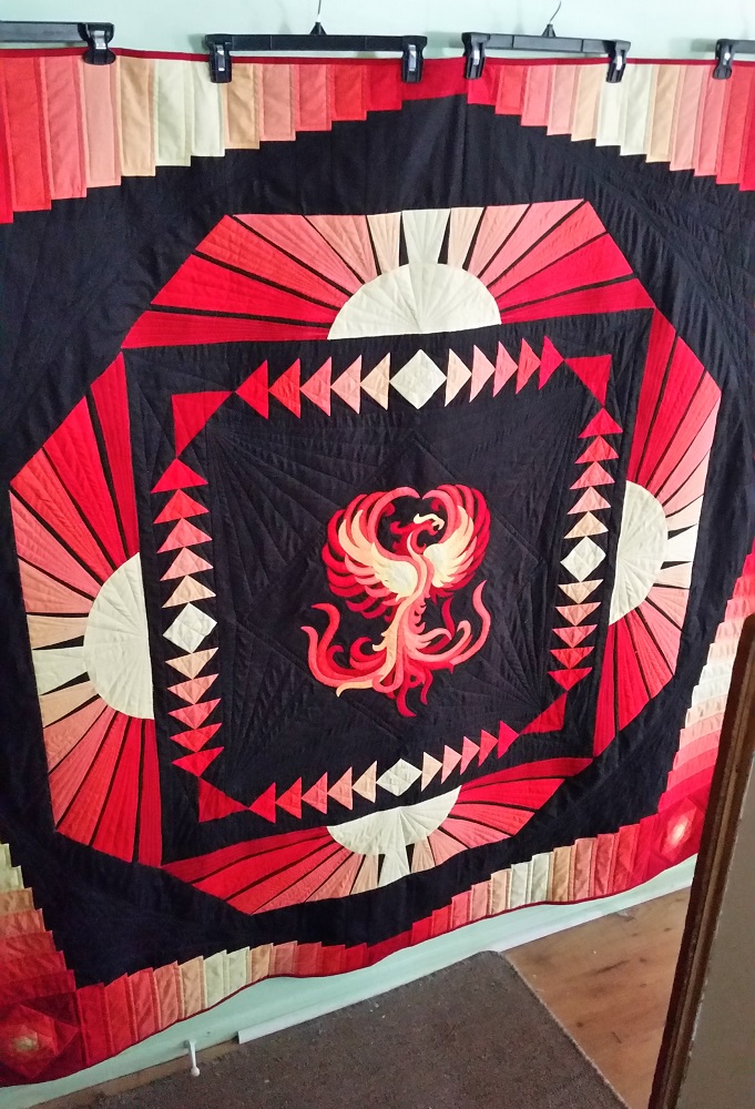 Cherry Quilts: Firebird - Phoenix Rising FINISH!