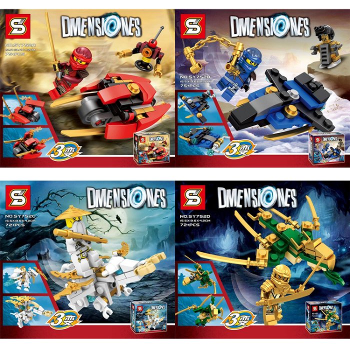 mainan lego, lego kw murah, banyak macam, jakarta : SY752 NINJA NINJAGO ...