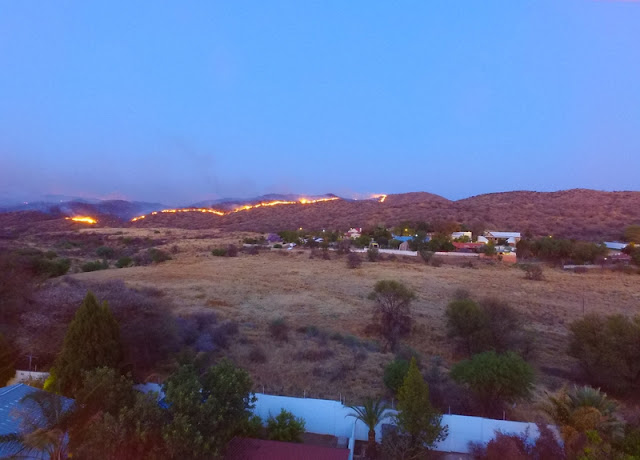 News from Southern Africa & Namibia: Namibia: Windhoek bush fire by ...