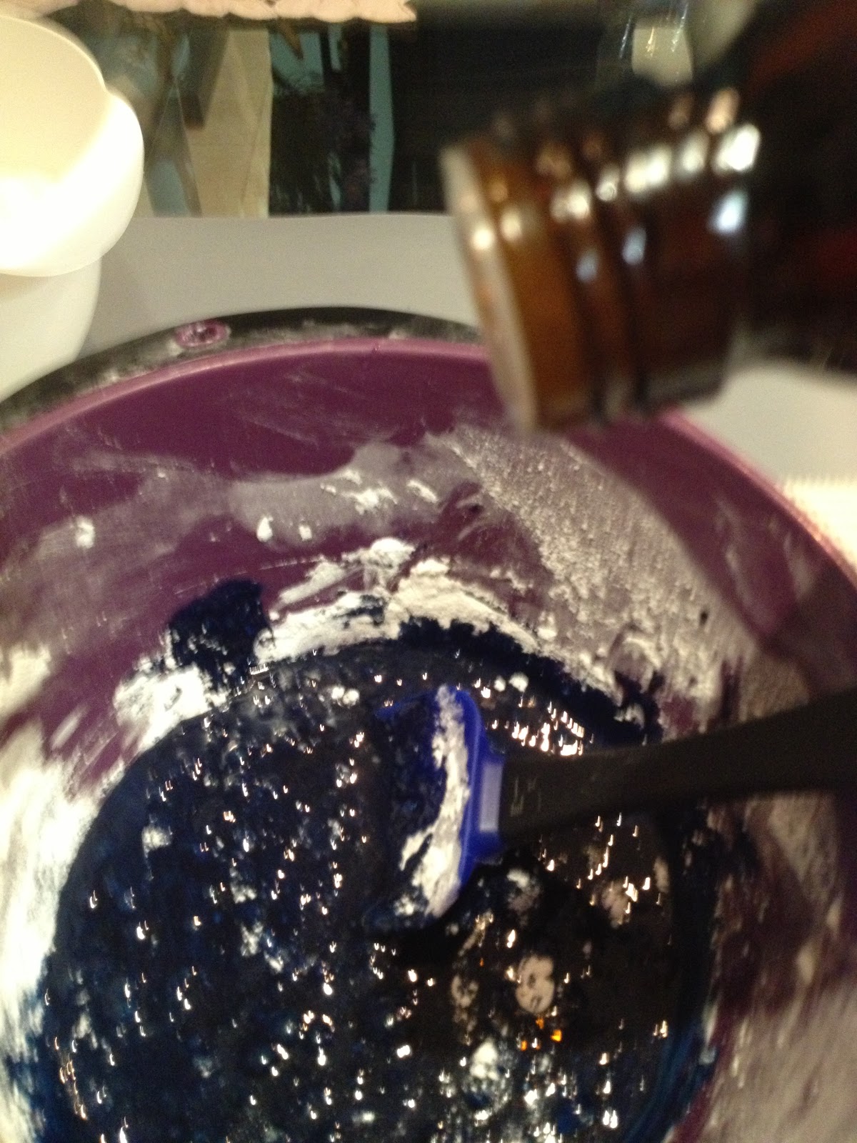 Paso a paso fondant extendido o masa americana color azul