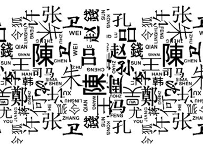 The 100 Most Common Chinese Family Names