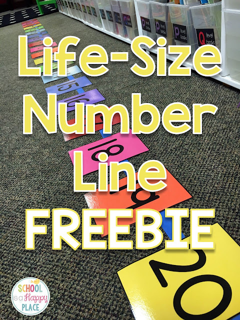 School Is a Happy Place: Free Number Line Activities Your Students Will ...