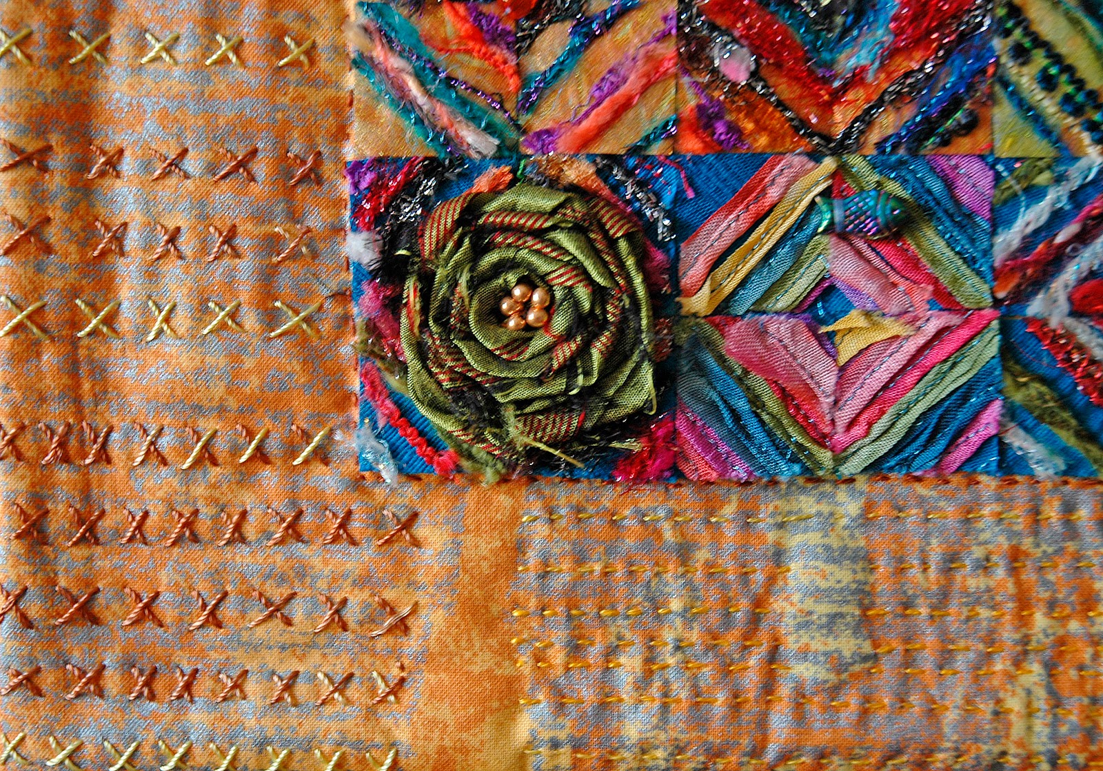 Rickie's Art ~ Textile Artist: God's Eye