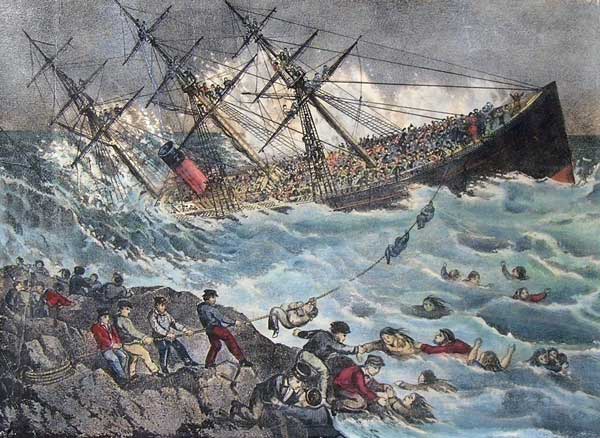 Dawlish Chronicles : The Wreck of the RMS Atlantic 1873