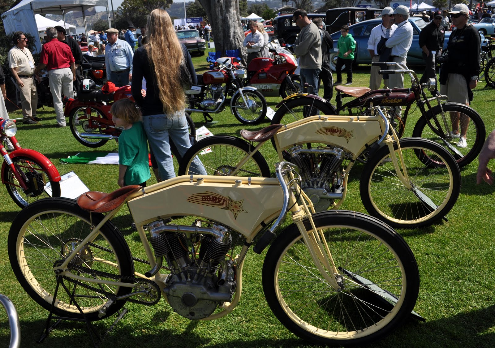 Fast is fast...: Pre 1930 factory backed American racing motorcycles.