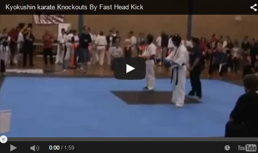 Kyokushin karate Knockouts By Fast Head Kick - Mixed Martial Arts
