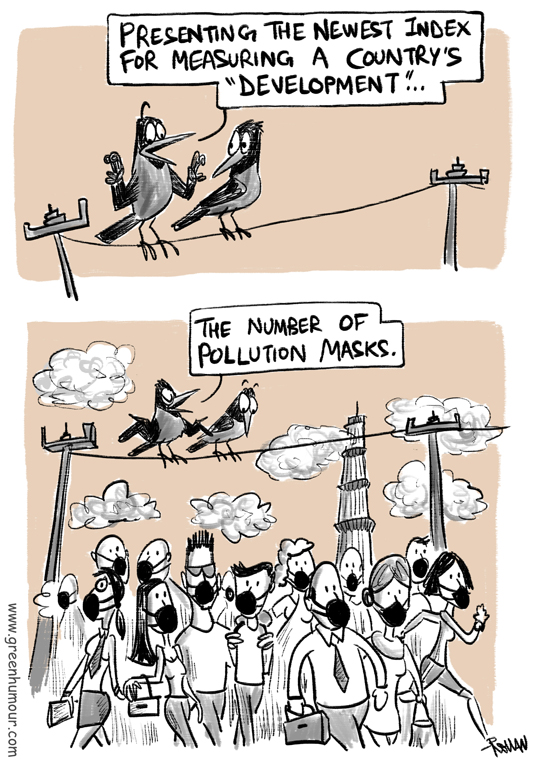 Green Humour: Pollution Masks