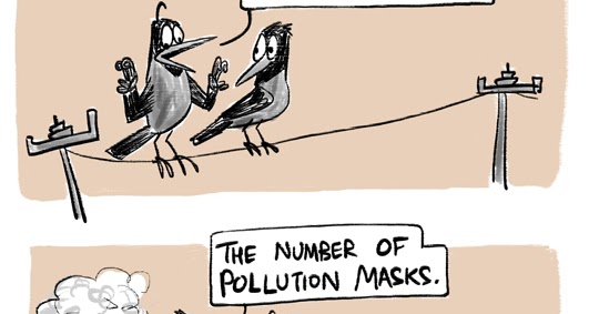 Green Humour: Pollution Masks