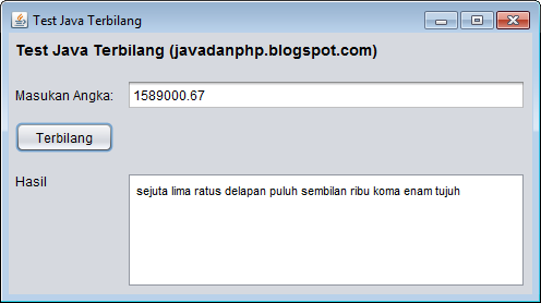 Class Terbilang Dan Implementasinya Pada Swing Di Java - Belajar Java ...
