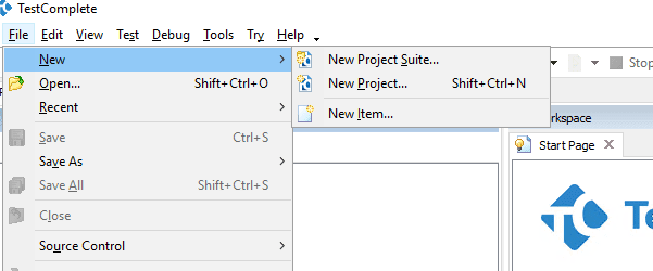 Understanding TestComplete User Interface