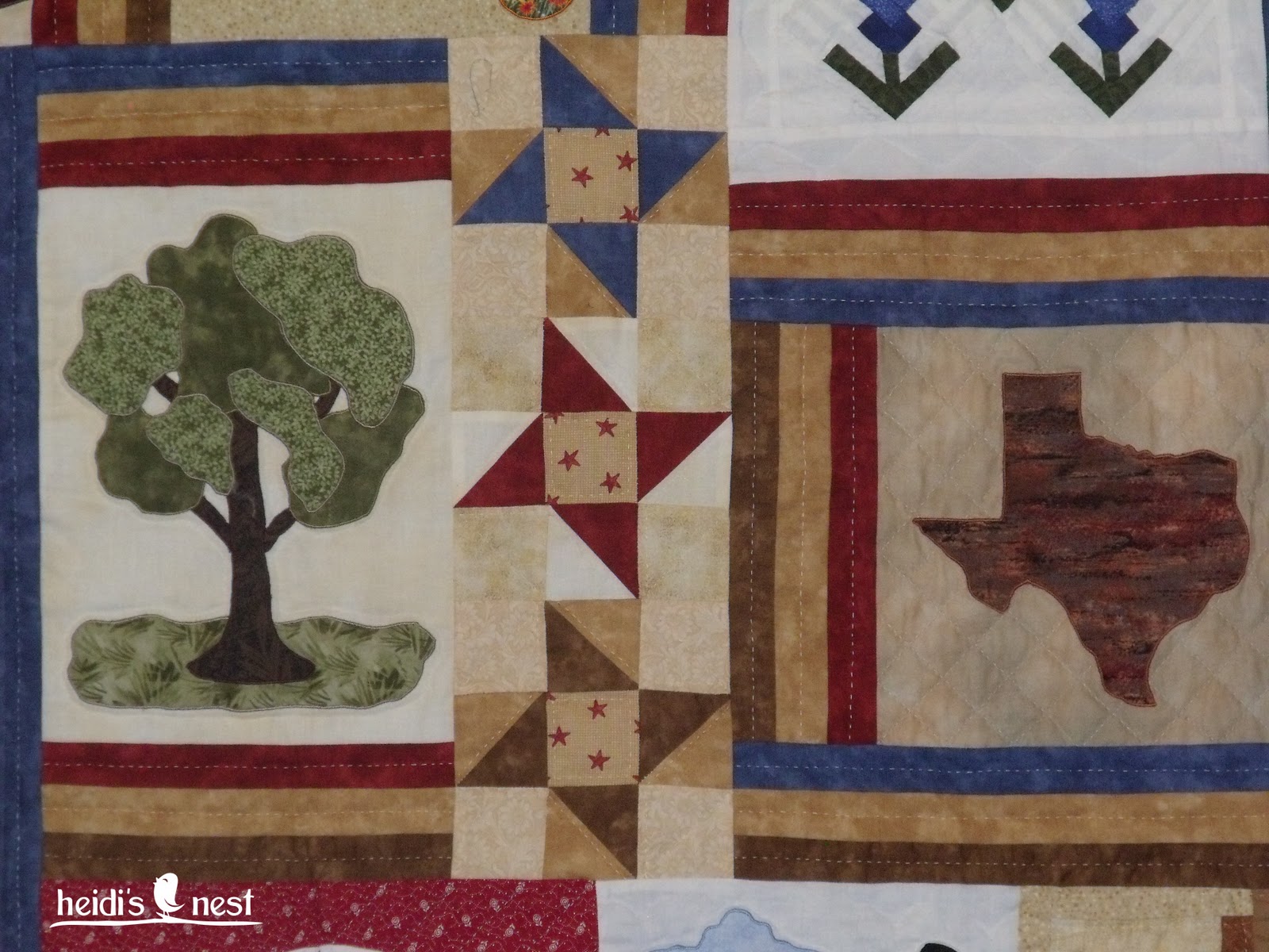 Heidi's Nest: Quilts in My Home - Texas Quilt