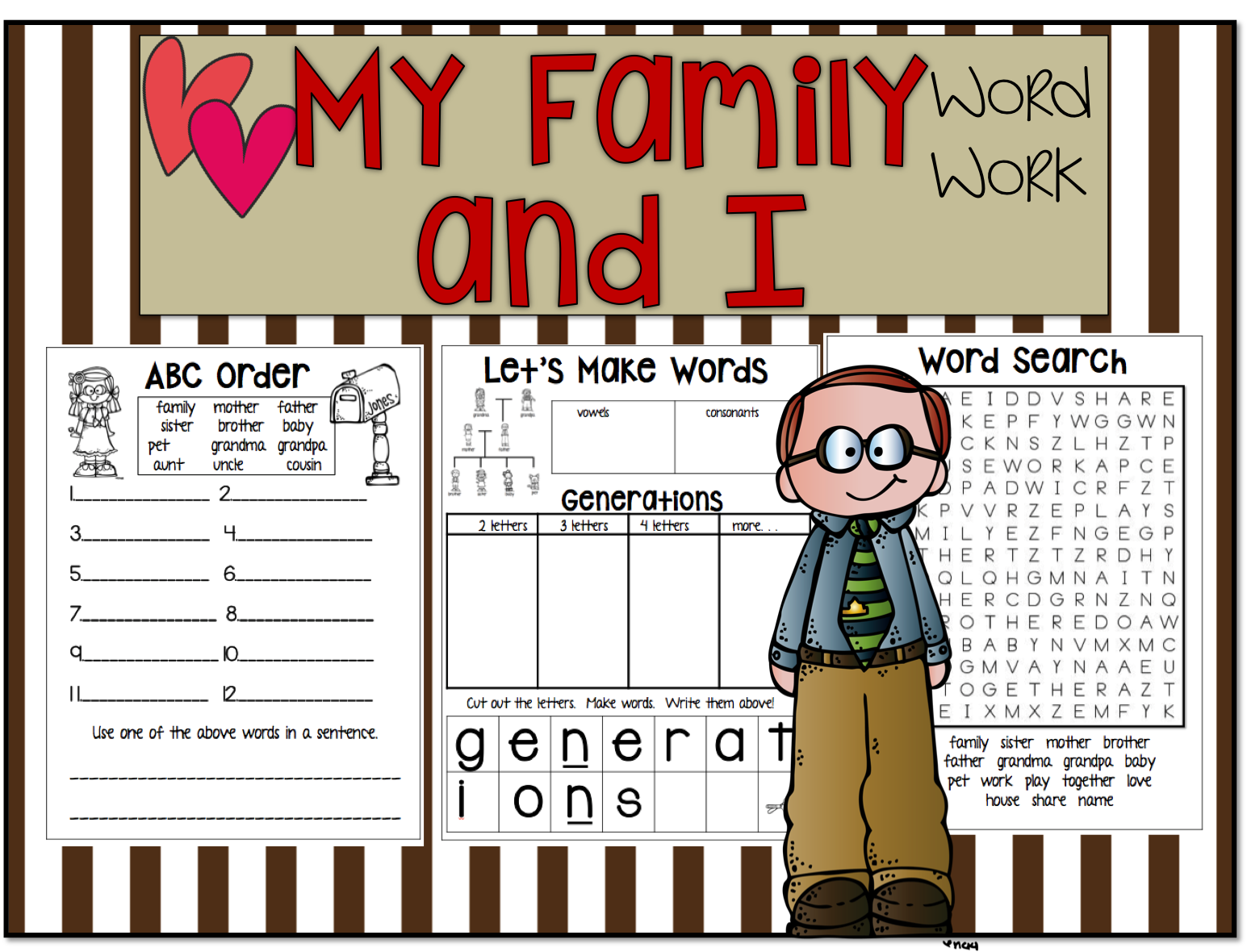 1st Grade Hip Hip Hooray!: My Family and I!