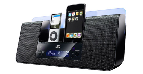 DOCKING STATIONS: JVC NX-PN10 DOUBLE DOCK FOR IPOD/IPHONE PORTABLE ...