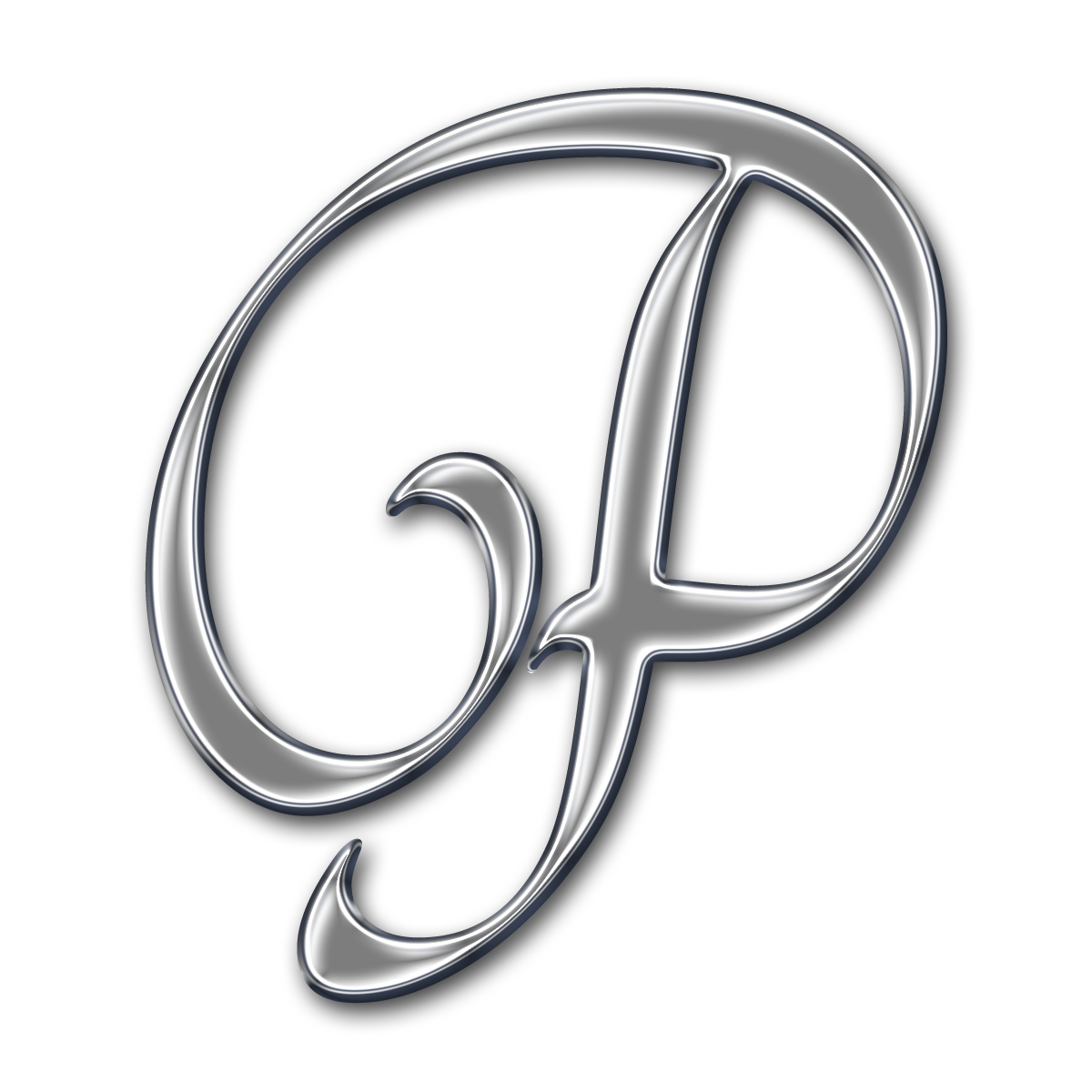 GRANNY ENCHANTED'S BLOG: Free Chrome Swirl Digi Scrapbook Alphabet