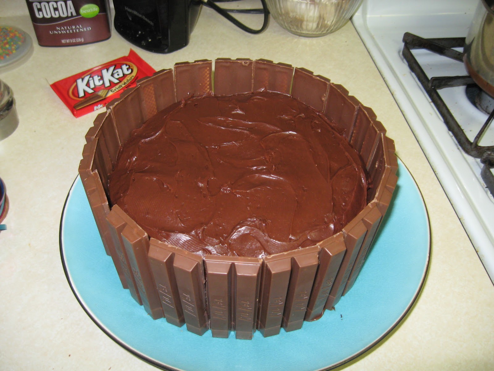 Courtney's Recipes: Kit-Kat Cake