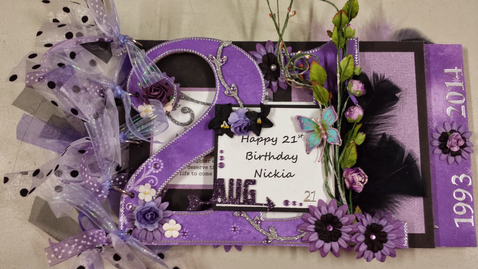 A2Z Scraplets: 21st Birthday Mini Album