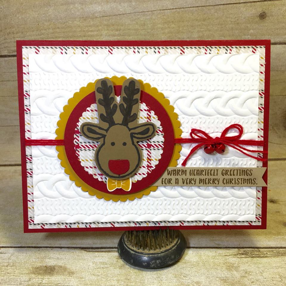 StampinTX: Holiday Catalog Sneak Peek - Cable Knit Embossing Folder
