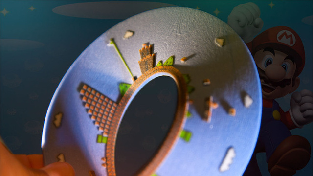 Primeiro estágio de Super Mario Bros. recriado em fita de Möbius é uma ...