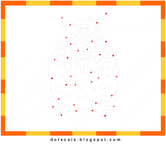 Kids Printable Dot to Dot Free: Fat Monster Dot to dot for kids