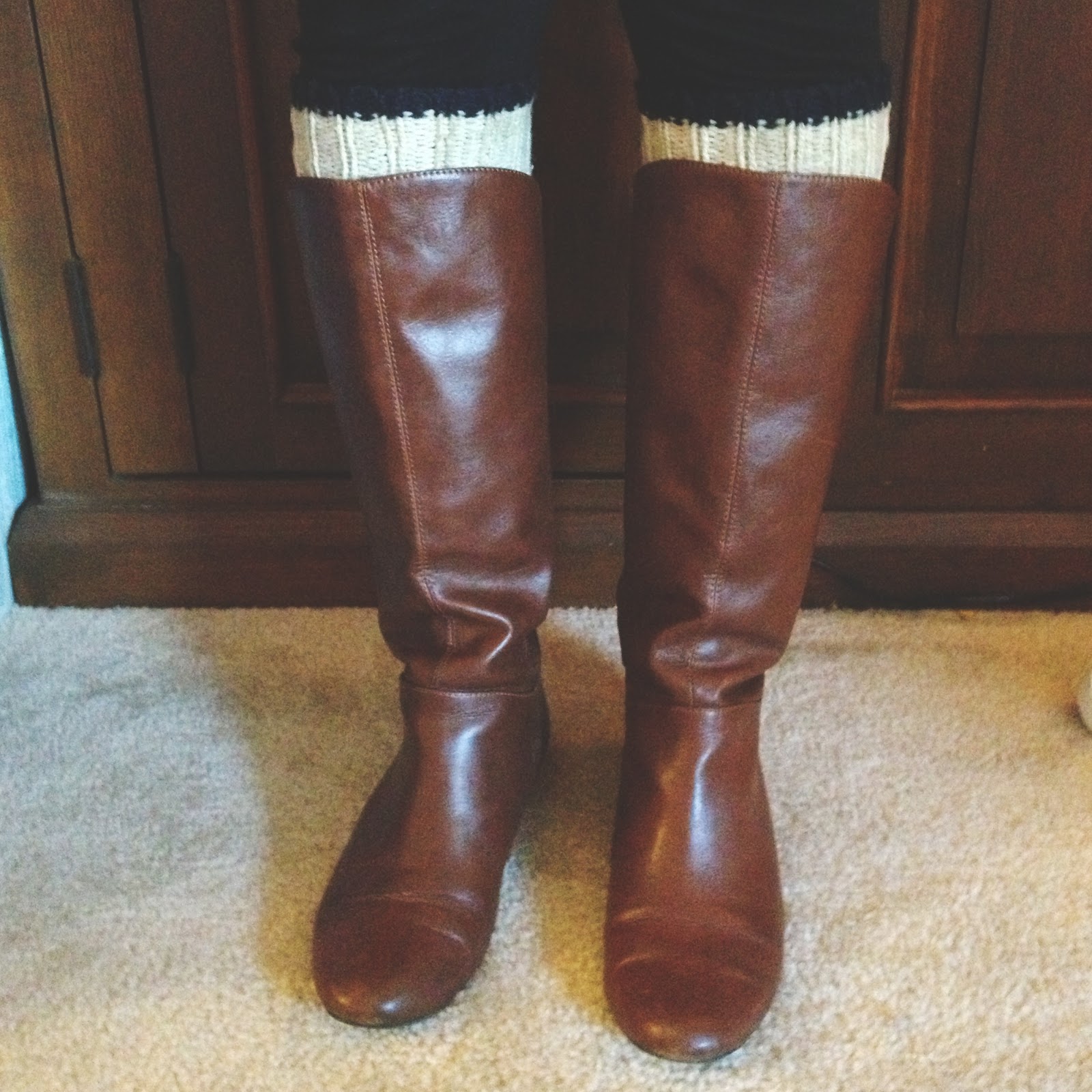 DIY Boot Socks | Once Upon a Time I Had a Thought