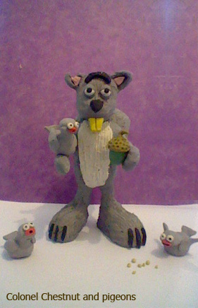 Victoria's interactive media experience: claymation character design