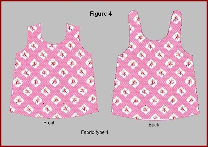 Vani's blog 1 : Method of sewing A line frock and Reversible A line frock