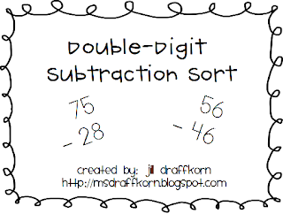 Marvelous Multiagers!: Subtraction Sort {Freebie!}