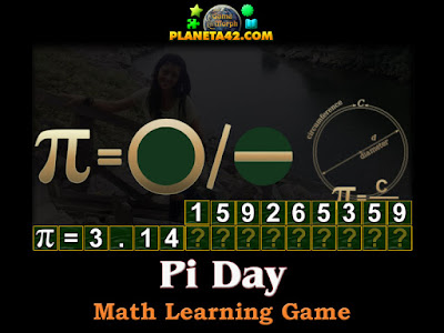 Electronic Game School: Online Pi Puzzle