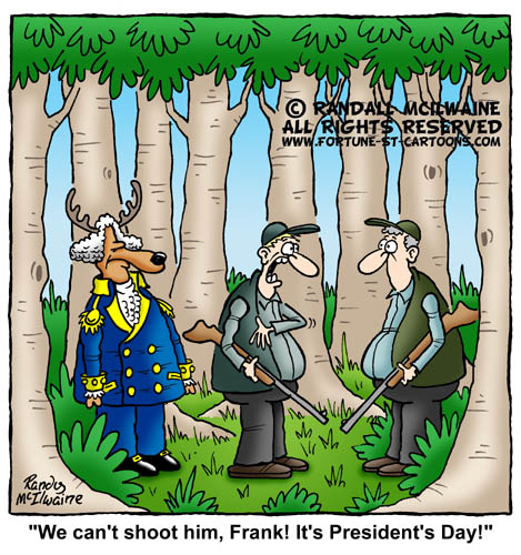 Fortune St. Cartoons: HAPPY PRESIDENT'S DAY