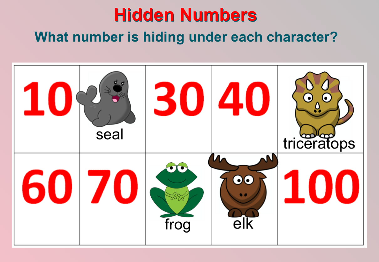 MathSnack: HIDDEN NUMBERS: Build Mathematical Reasoning Using ...