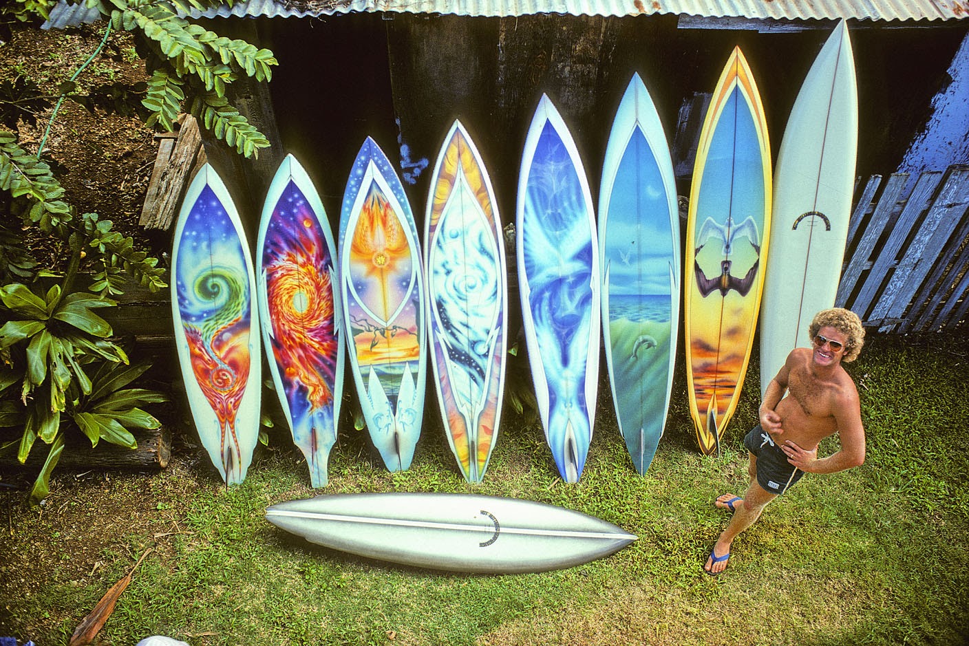 : Board Collector: Terry Fitzgerald pipeline gun / windsurfer.